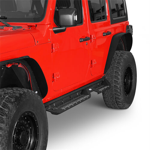 Jeep JL Side Steps Running Boards for 2018-2025 Jeep Wrangler JL ...