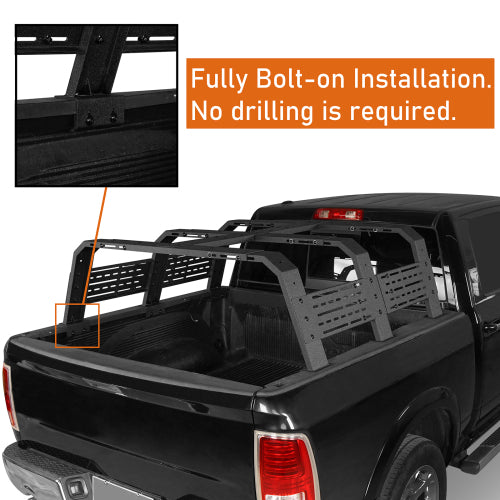 Overland Bed Rack 18.8" High for Ford F-150 & Raptor & Dodge Ram 1500 ...