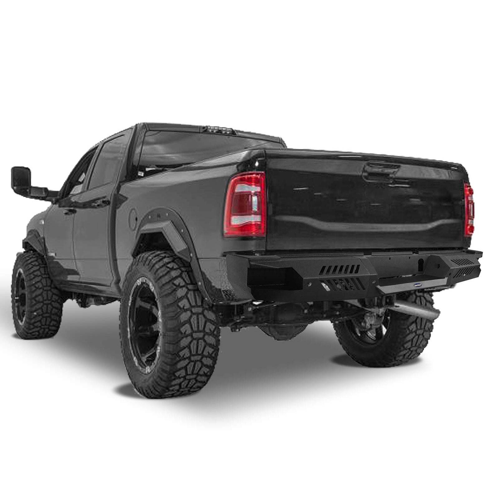 Dodge Ram 2500 Rear Bumper w/LED Spotlights for 2019-2024 Ram 2500 ...